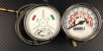 Fordson Super Major Tractor Temperature Gauge & Tachometer with ...