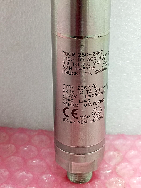 Pressure Transducer Druck PDCR 250-2967 for sale online | eBay
