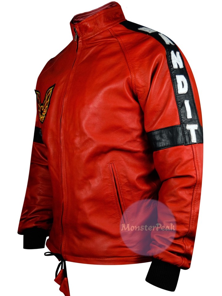 Smokey and The Bandit Leather Jacket Burt Reynolds Red Jacket, (XXS ...