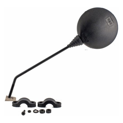 Linker Rückspiegel 105Mm Schwarz Universell Für Rms Classic Moped, E ...