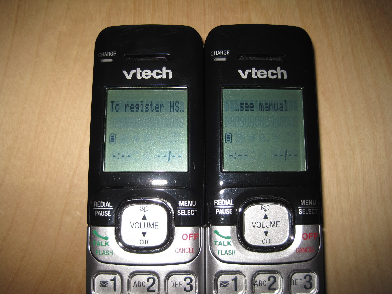 Lot of 2 Vtech CS6519-2 Cordless Expansion Handset Phone | eBay