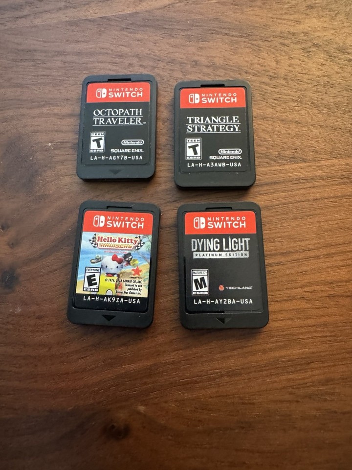 Switch Game Lot: Octopath Traveler, Triangle Strategy, Hello Kitty ...