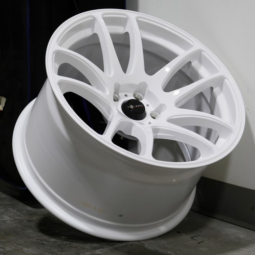 18x9.5/18x10.5 White Wheels Vors TR4 5x120 22/22 (Set of 4) 73.1 | eBay
