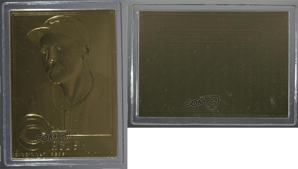 1995-2010 Danbury Mint 22K Gold Edd Roush #133 HOF 9ca | eBay