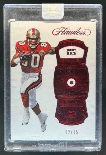 2017 Flawless Jerry Rice Ruby Gem #/15 Francisco 49ers | eBay