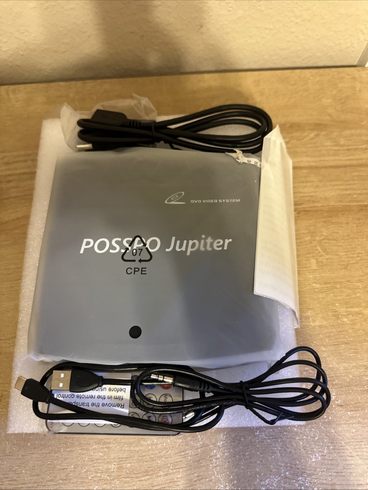 POSSPO Jupiter Portable CD DVD Player for Car with USB Port AUX Port ...