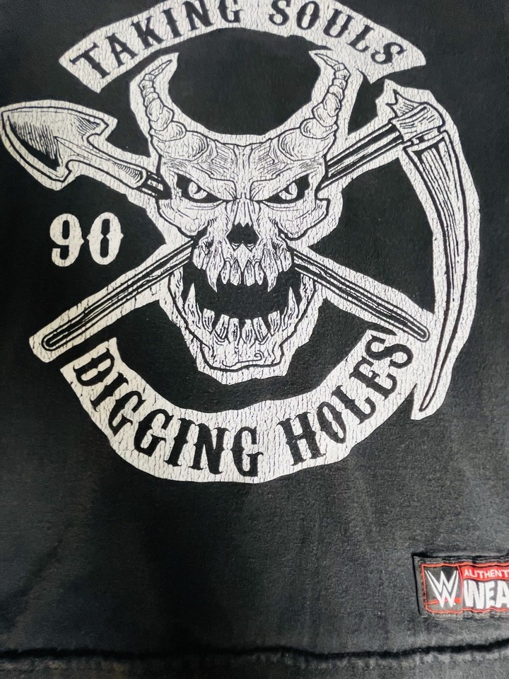 VTG WWE AUTHENTIC Y2K Undertaker Taking Souls Digging Holes T Shirt ...