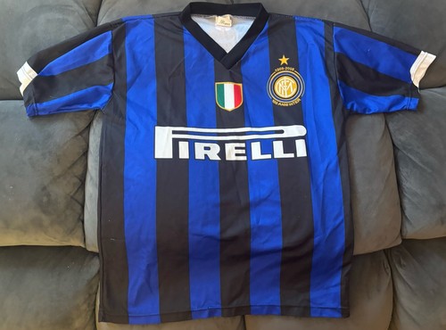 2008 Inter Milan Materazzi Jersey Maglia Kit Shirt 100 Anniversary Size ...