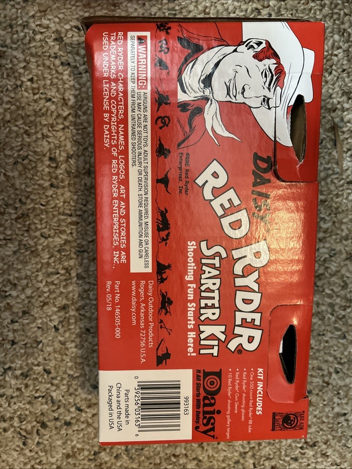 Daisy Outdoor Products Red Ryder Starter Kit 993163 BB Gun Kit Bin HH ...