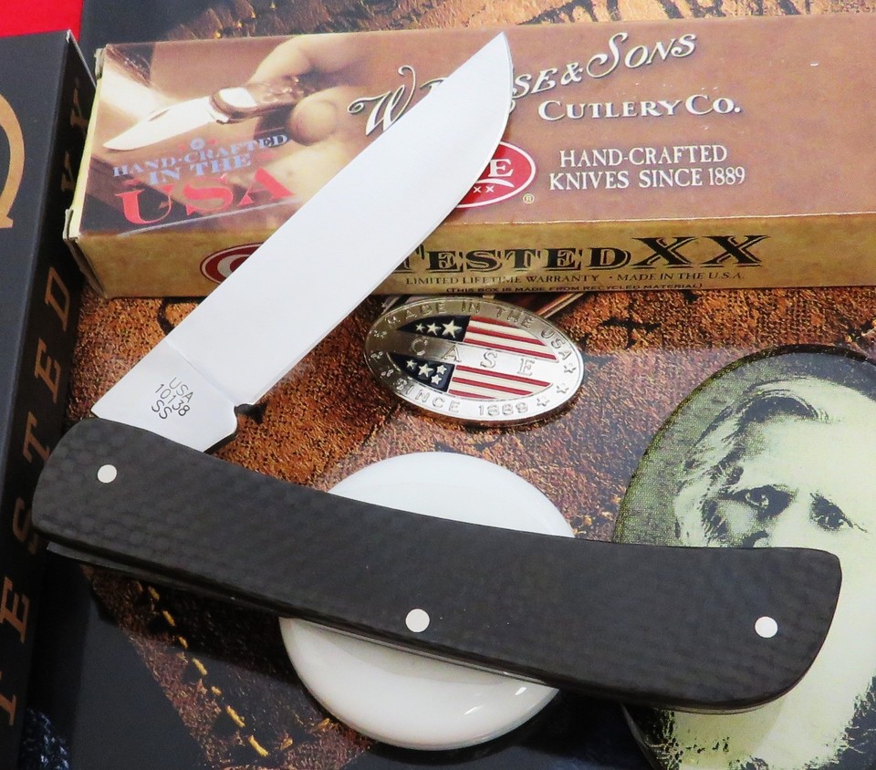 Case XX Carbon Fiber Sodbuster Knife 2012 SUPER RARE Mint In Original ...