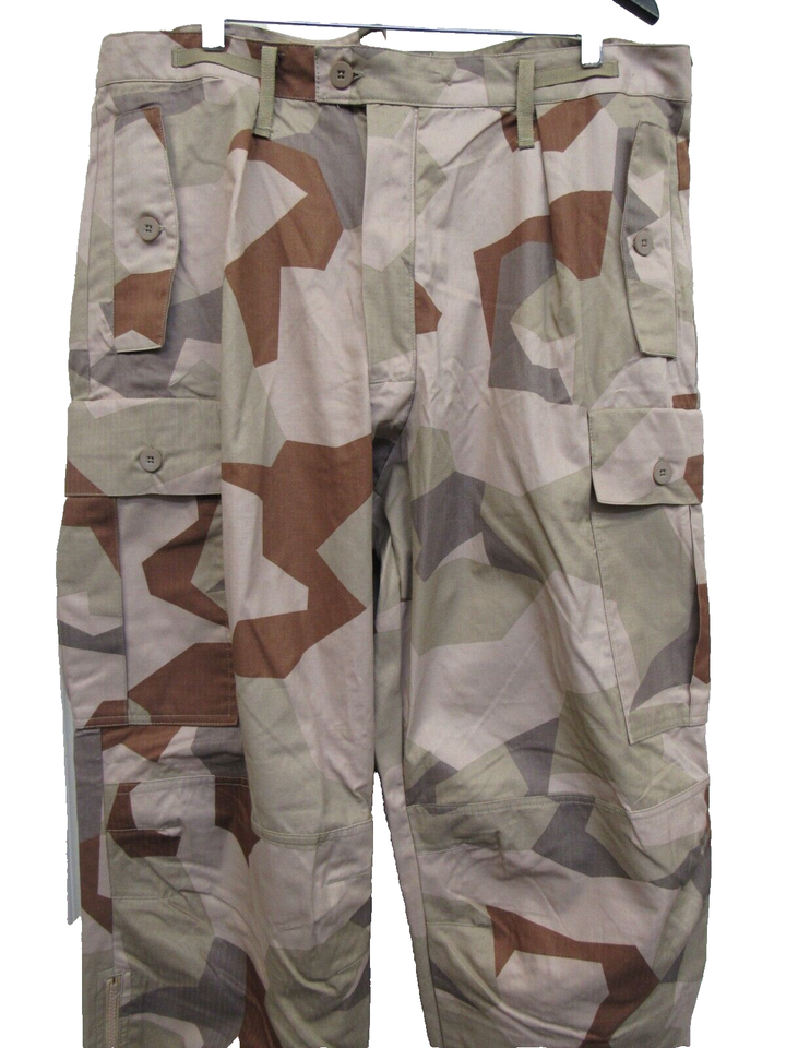 Swedish M90 Desert Camo Trousers Pants Combat M90K Desert Splinter ...