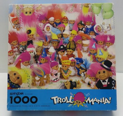 Vintage Troll Mania 1000 piece Jigsaw Puzzle - Russ Trolls | eBay