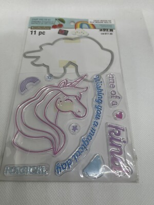 Unicorn Clear Stamp and Die Set by Recollections 535934 NEW! | eBay