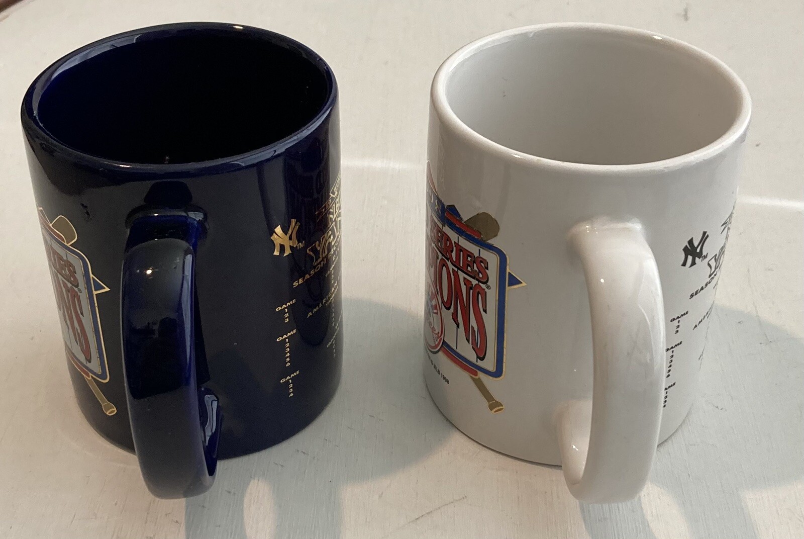 Lot of 2 New York Yankees 1998 World Series Champions Coffee Mugs | eBay