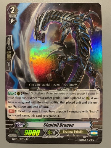 CARDFIGHT VANGUARD SLAPTAIL DRAGON (SHADOW PALADIN) G-BT14/017EN RR | eBay