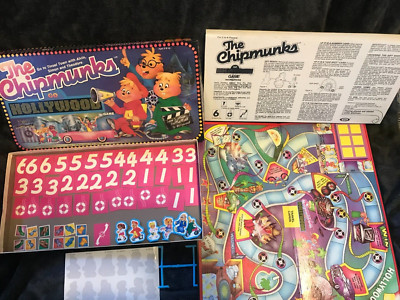 1983 The Chipmunks Go Hollywood Board Game CBS Toys Ideal Alvin and ...