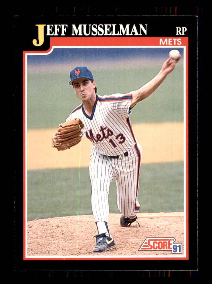 1991 Baseball Score Jeff Musselman New York Mets #294 | eBay