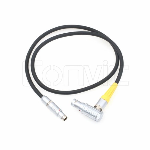 Preston MDR3 Run Stop Power Cable Right Angle 10 Pin Male to RS 3 Pin ...