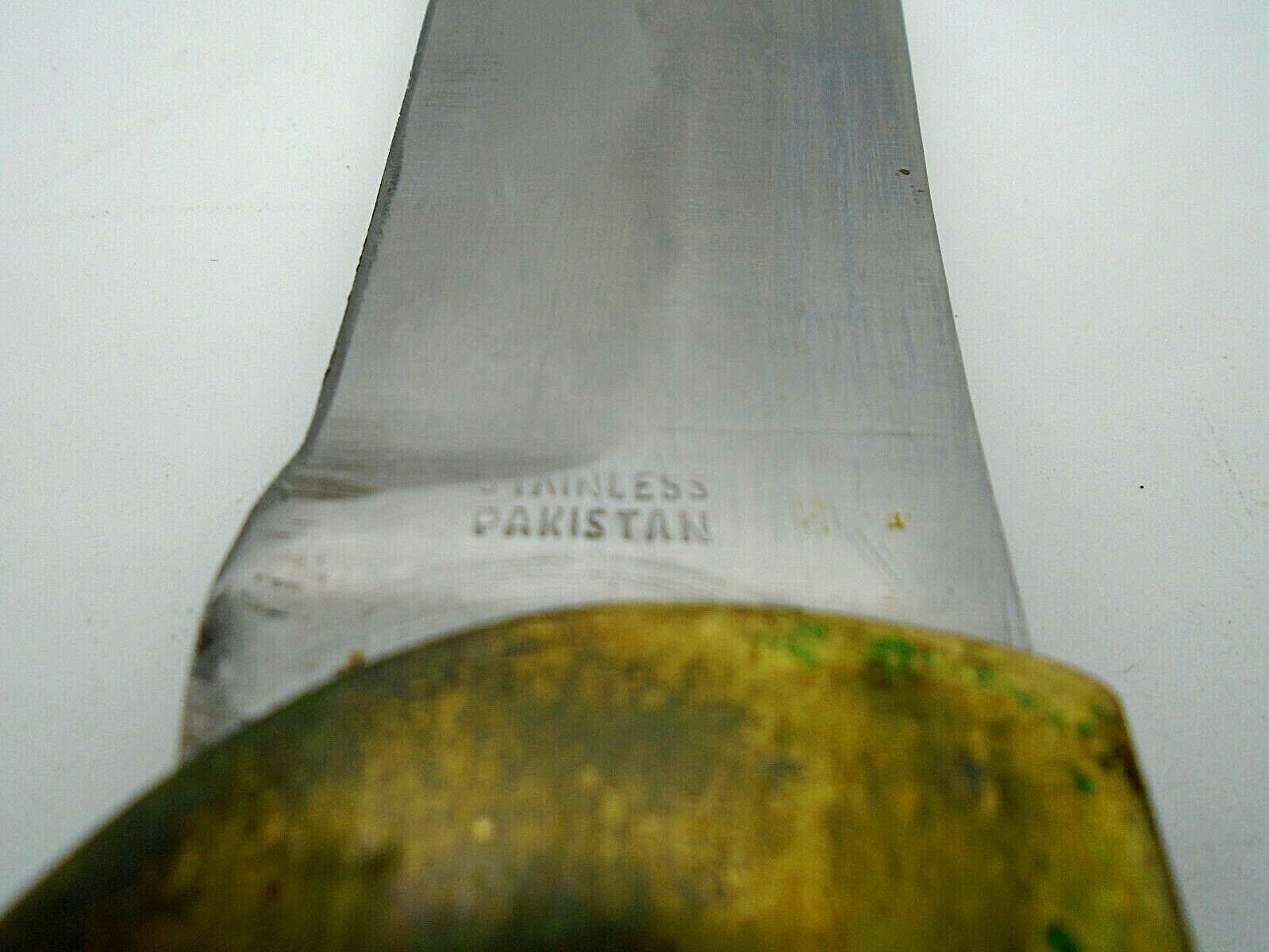 Vintage Stainless Steel Folding Pocket Knife Made in Pakistan 5" Blade ...