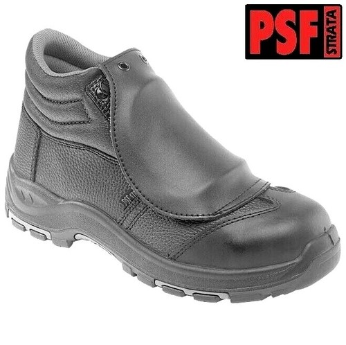 PSF STRATA S3 WELDER METATARSAL STEEL TOE CAP SAFETY WORK BOOTS SHOES ...