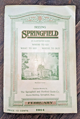 Springfield Massachusetts Vintage Brochure Indian Motorcycle 1914 | eBay