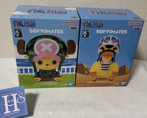 ONE PIECE SOFVIMATES Chopper & Karoo Figure Set of 2 BANPRESTO New ...