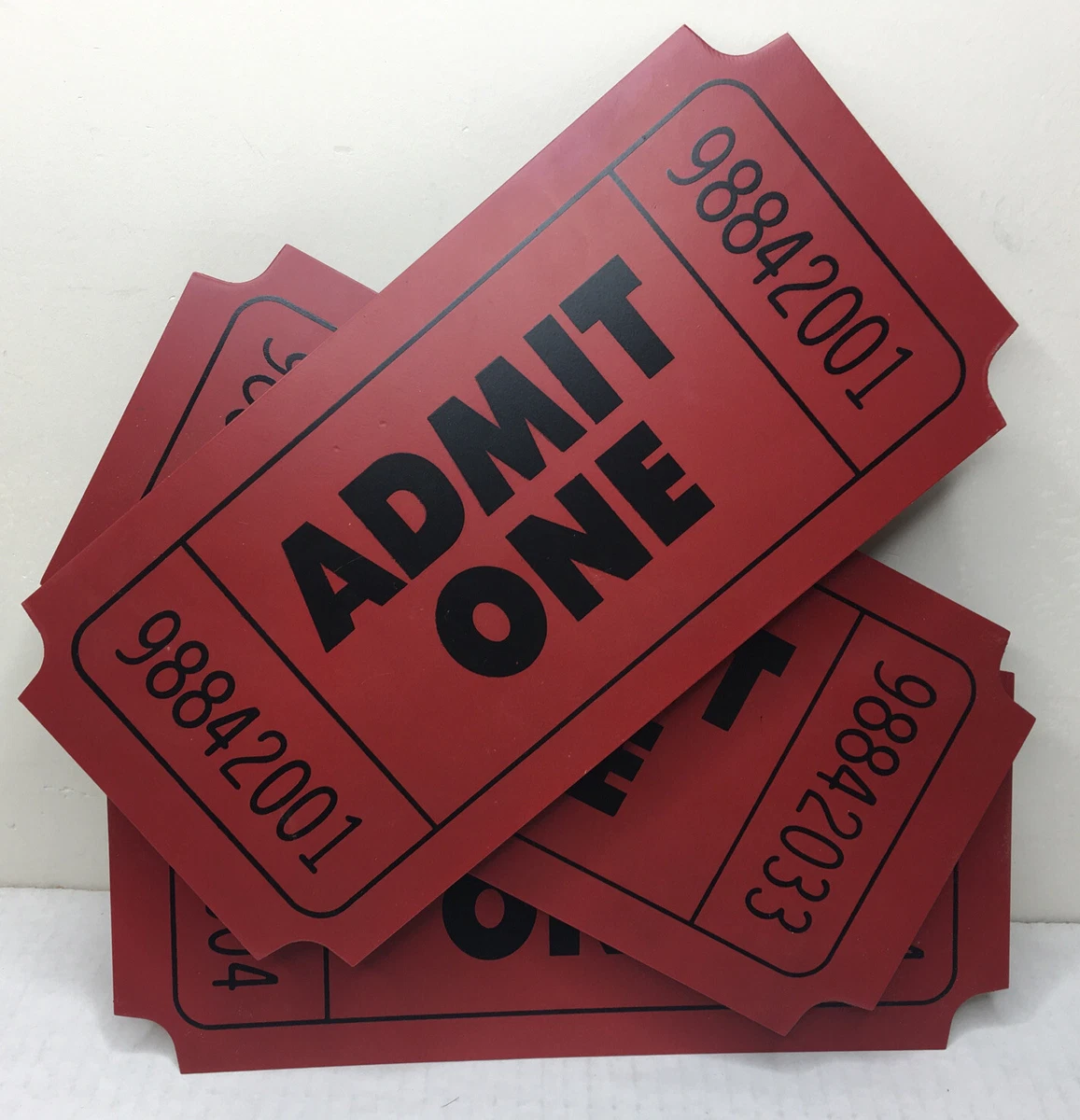 Admit One Movie Ticket