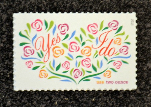 2015USA #5001 71c Yes I Do - Wedding Flowers - Mint NH postage stamp ...