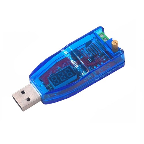 LED DC-DC 5V to 24V Adjustable Potentiometer USB Step Up/Down Buck ...