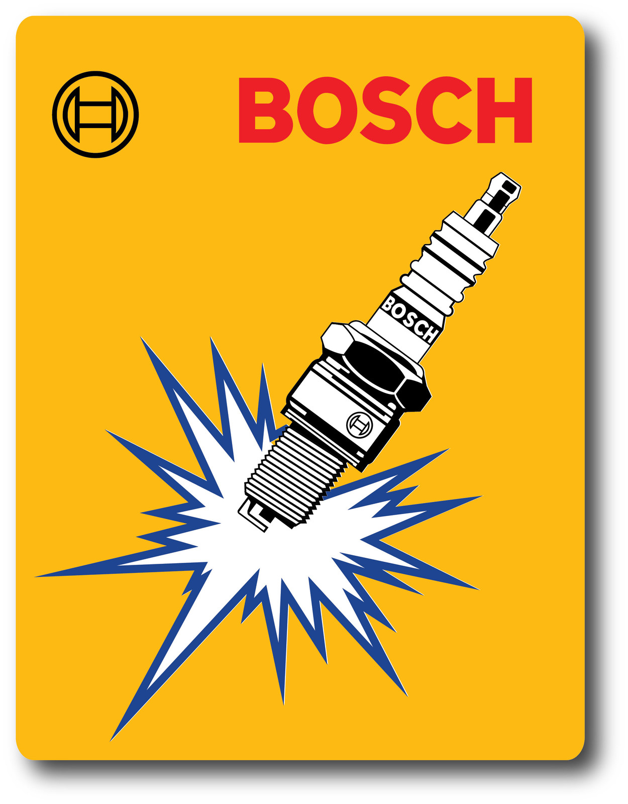 VINTAGE REPRO SPARK PLUG STICKER DECAL SPEED SHOP RACING | eBay