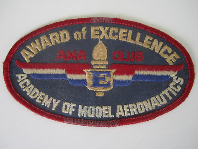 Academy of Model Aeronautics AMA Club Award of Excellence Patch | eBay