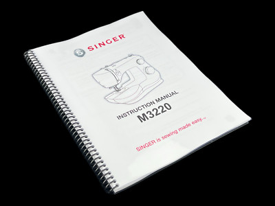 Singer M3220 Instruction Manual User Guide Reprint Copy Coil Bound | eBay