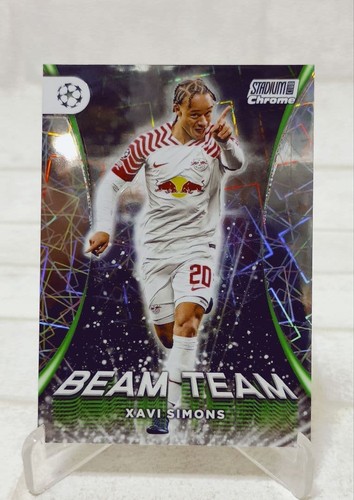 Xavi Simons CASE HIT Beam Team Soccer Card - Topps - PSG - Raw ...