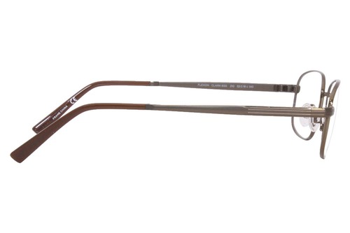 Flexon Clark 600 210 Eyeglasses Men's Brown Full Rim Pilot Optical ...