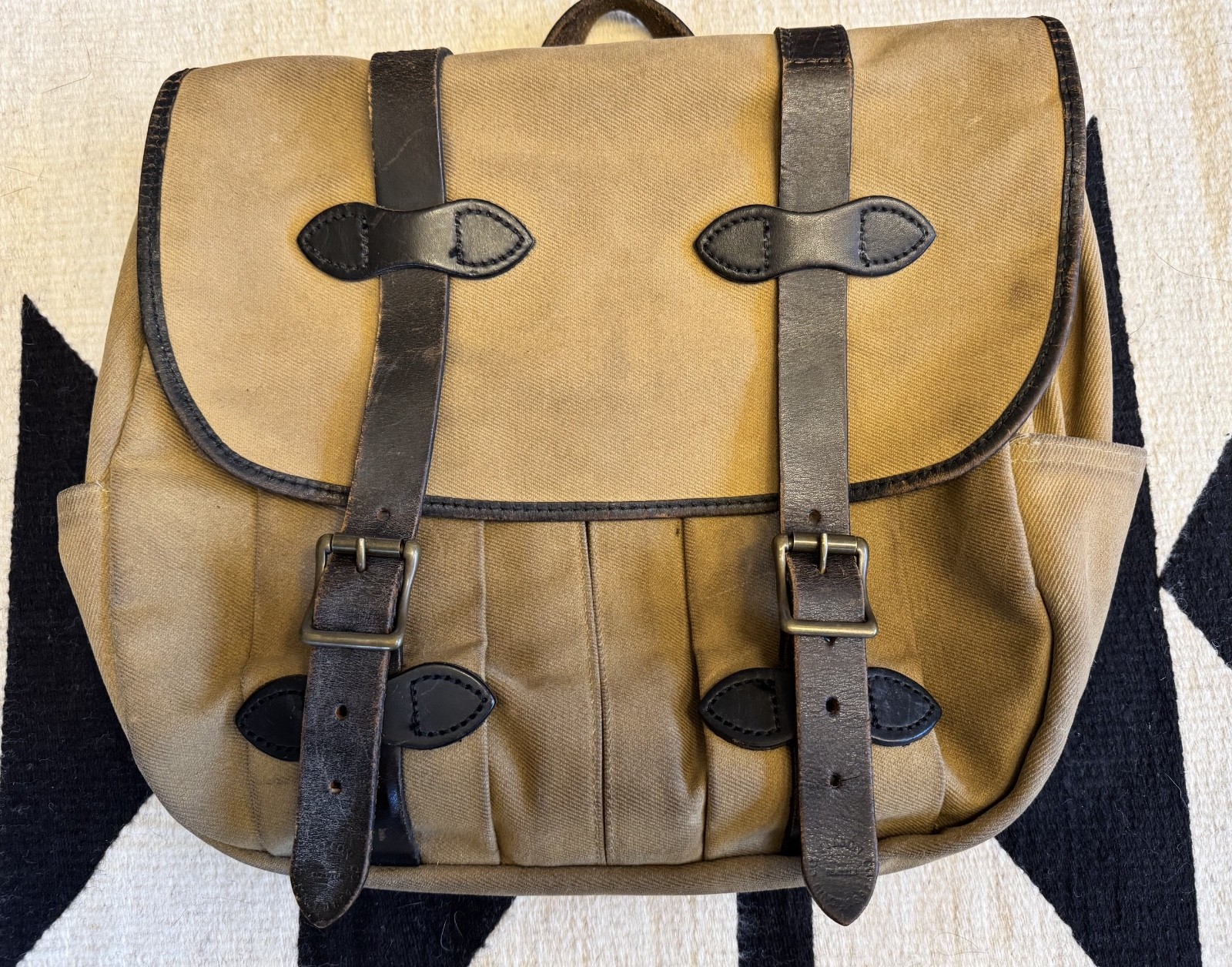 Filson Medium Rugged Twill Field Bag Tan Made in USA Discontinued ...
