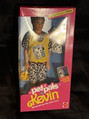 Mattel Pet Pals Kevin Doll & Dalmatian Puppy Barbie 1991 Original ...