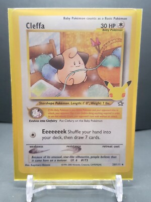 Pokémon TCG Cleffa Celebrations: Classic Collection 20/111 Holo Rare-NM ...