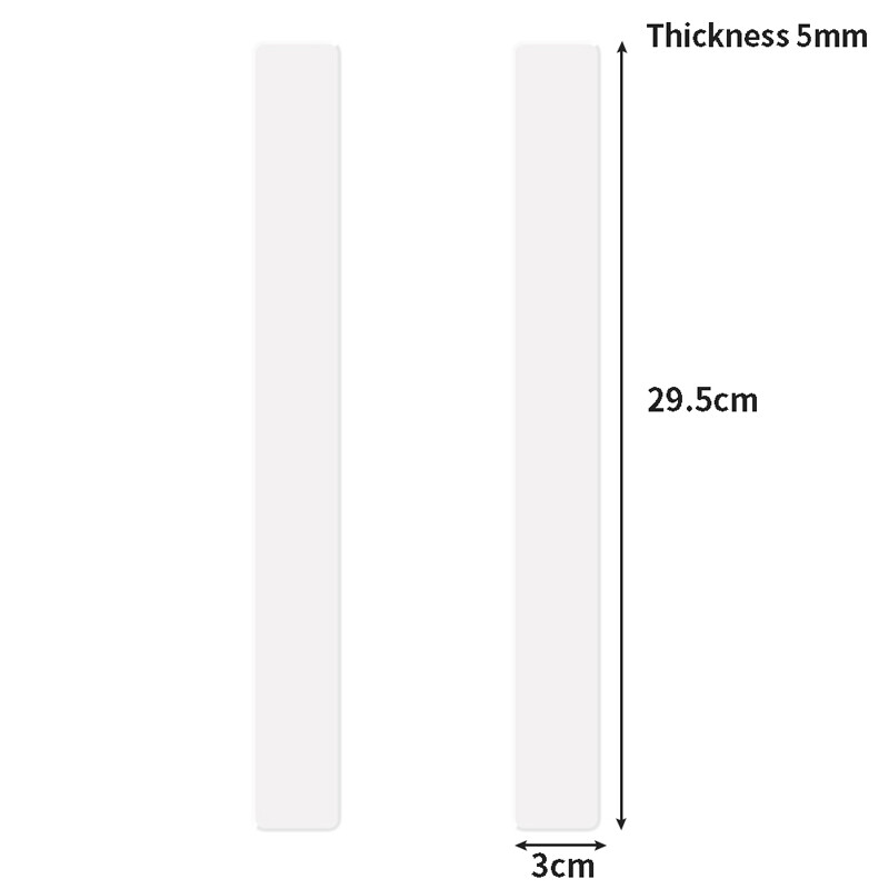 2Pcs Acrylic Biscuit Cake Rolling Tool Balance Ruler Fondant Icing ...