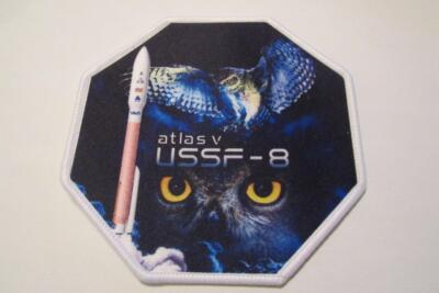 ATLAS V ULA USSF-8 SILK PATCH USSF SPACE VEHICLE MISSION EYES IN THE ...
