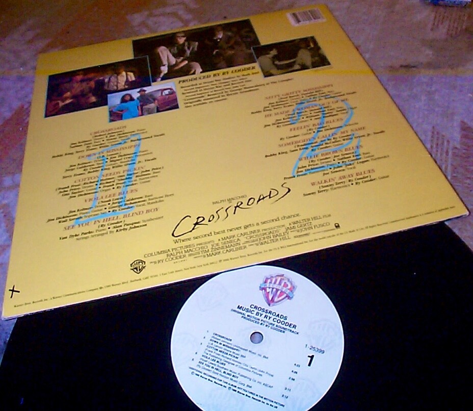 Soundtrack CROSSROADS NMint WARNER BROS Orig RY COODER Blues SONNY ...