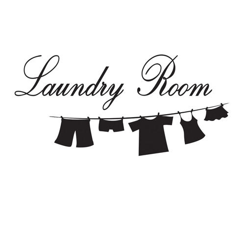 Lettering Laundry Room wall Decal Sticker for Home Decor Wall Window ...
