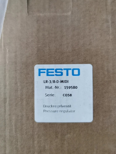 New FESTO LR-3/8-D-MIDI 159580 Pressure Reducing Valve Free Shipping | eBay