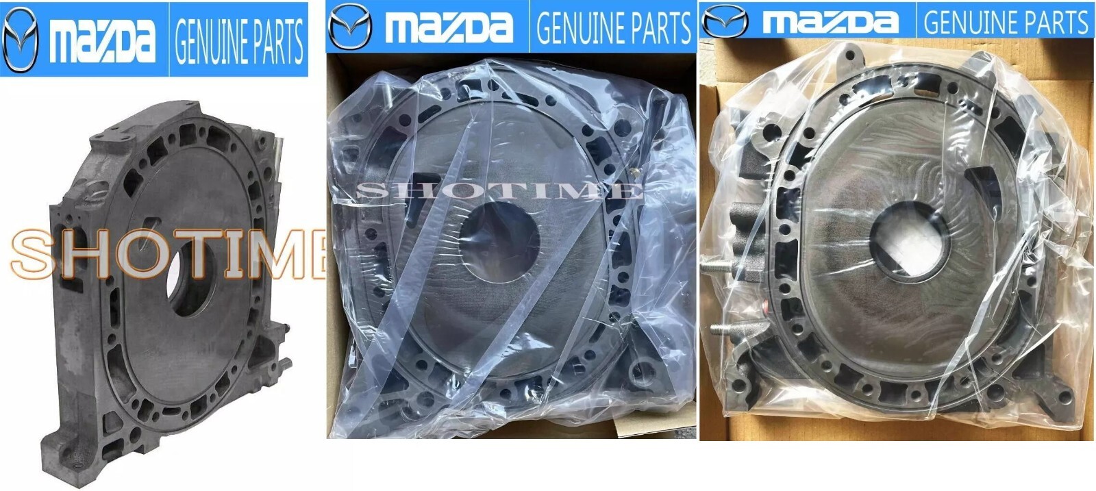 MAZDA 89-92 RX-7 FC3S 13B Rotary Front Center Rear Side Housing Engine ...