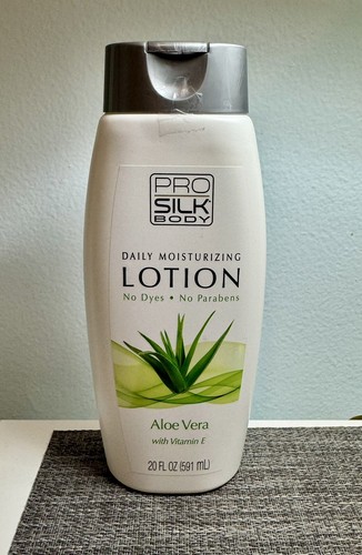 PRO SILK BODY DAILY MOISTURIZING LOTION ALOE VERA WITH VITAMIN E 20oz ...