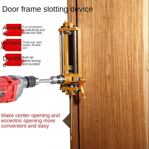 Wood Door Slot Set Woodworking Lock Opener Open Lock Hole Device Quick ...