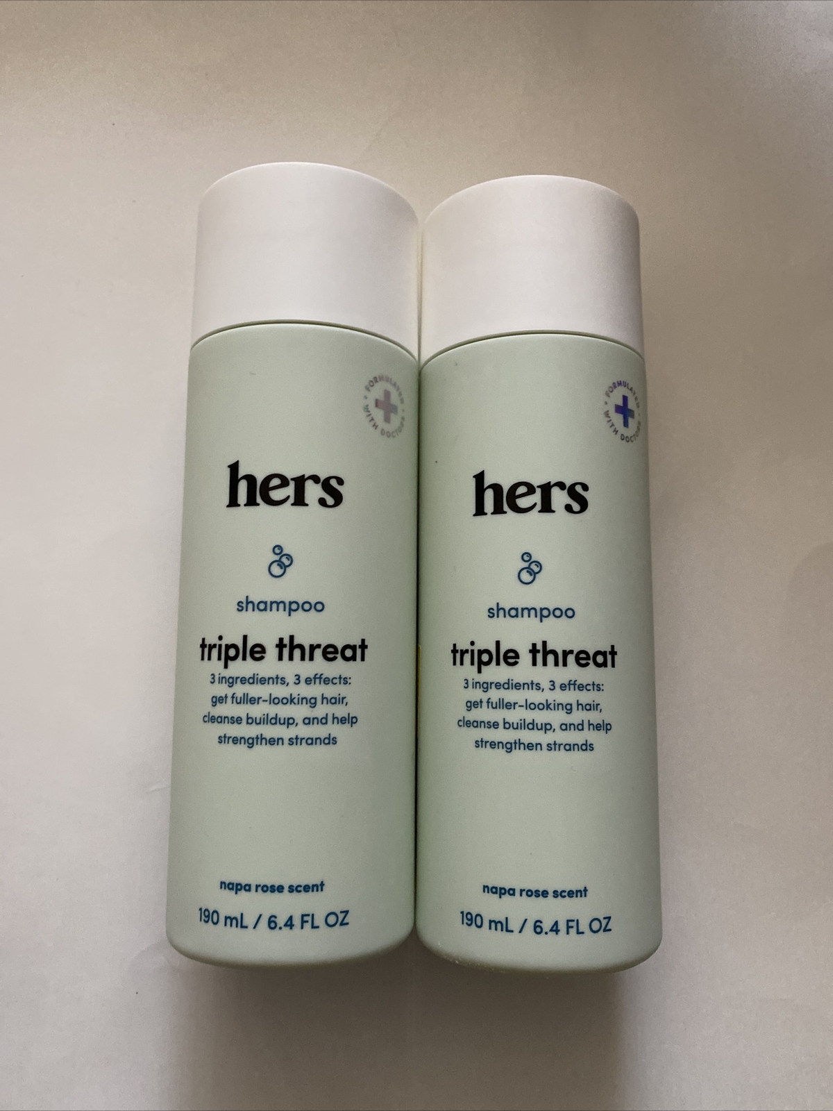 Lot 2 Hers Triple Threat Shampoo + Conditioner Napa Rose Scent, 6.4 oz ...
