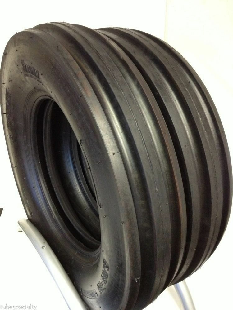 TWO 500X15,500-15,5.00X15,5.00-15 TRI RIB 3 Rib Tractor Tires | eBay
