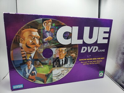 CLUE DVD GAME PARKER BROS HASBRO | eBay