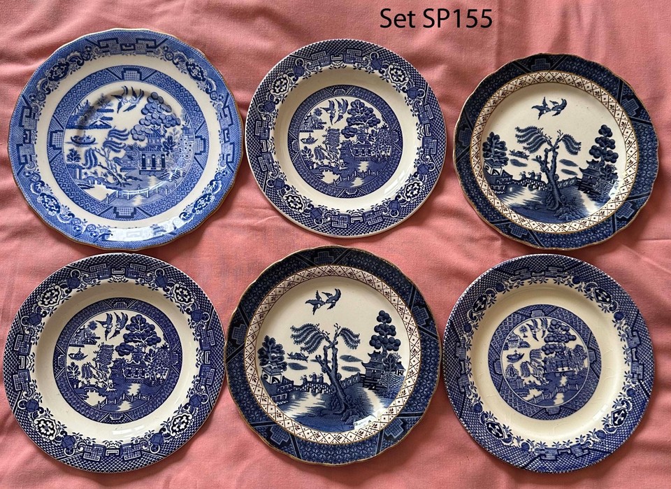 Sets of 6 Vintage Mismatch China Tea Plates. Discounts for quantity on ...