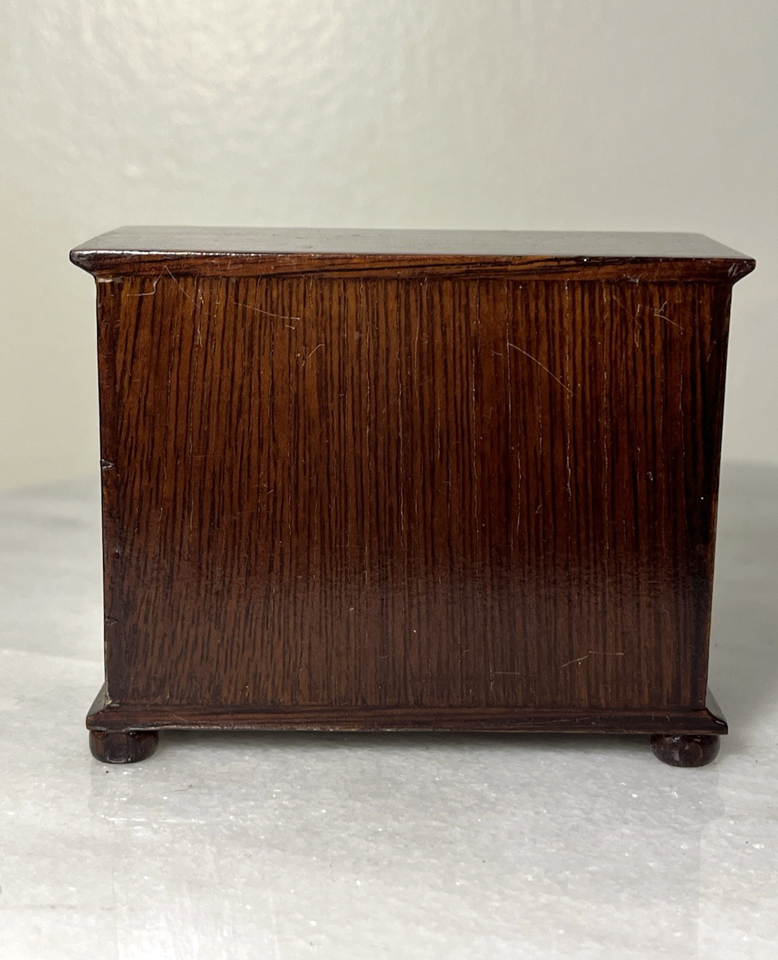 Dollhouse Artisan Miniature Small Chest Of Drawers W/Brass Hardware ...